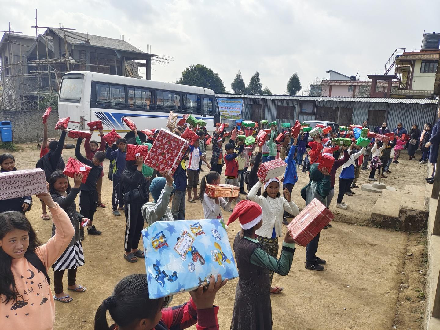 Christmas shoebox outreach programme – Reach Shillong Ministries